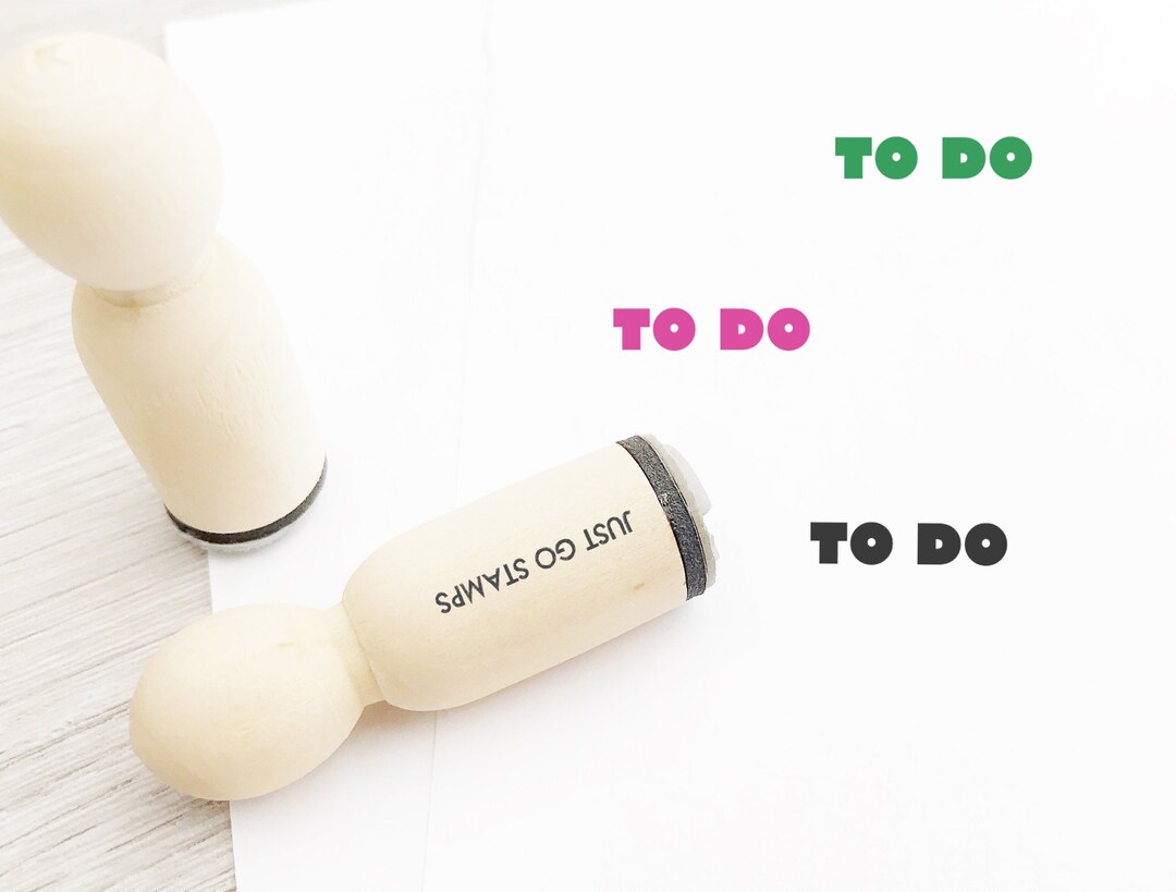 To Do Rubber Stamp - Φ16mm/20mm/25mm Rubber Stamp - Todo Stamp ...