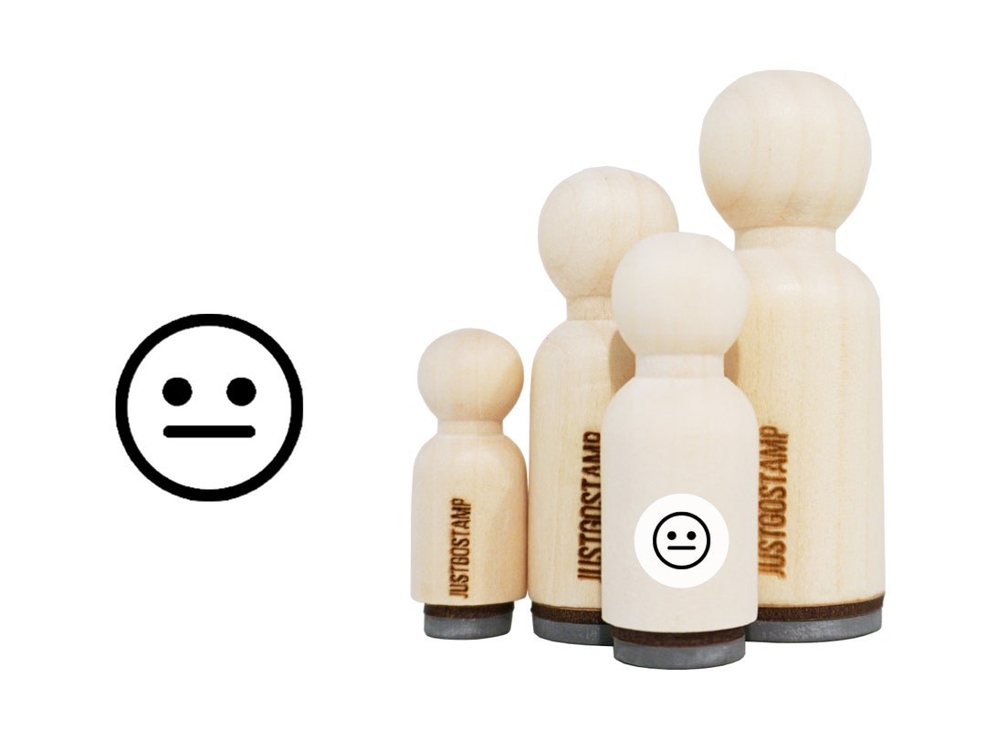 Emoji Rubber Stamp - Laser Engraved Rubber Stamp for Crafting, Stamping ...