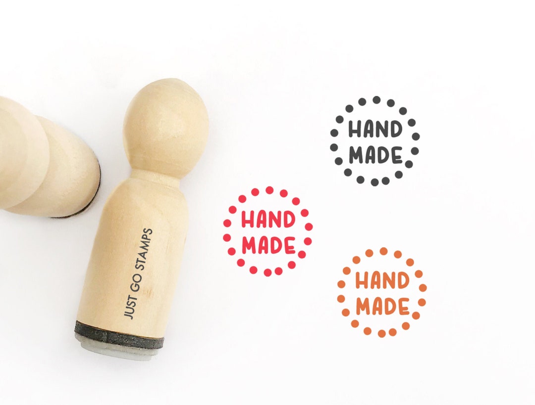 Handmade Rubber Stamp - Φ16mm/20mm/25mm Rubber Stamp - Handcrafted ...