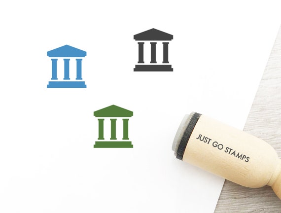 Bank Rubber Stamp Φ16mm/20mm/25mm Rubber Stamp Bank Stamp | Etsy