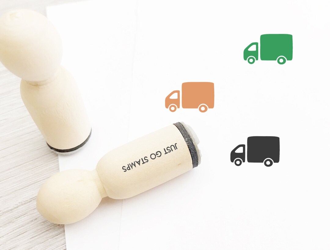 Truck Rubber Stamp - Φ16mm/20mm/25mm Rubber Stamp - Package Delivery ...