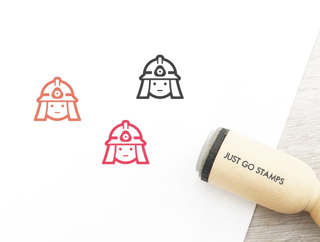 Firefighters Rubber Stamp - Φ16mm/20mm/25mm Rubber Stamp - Fireman ...