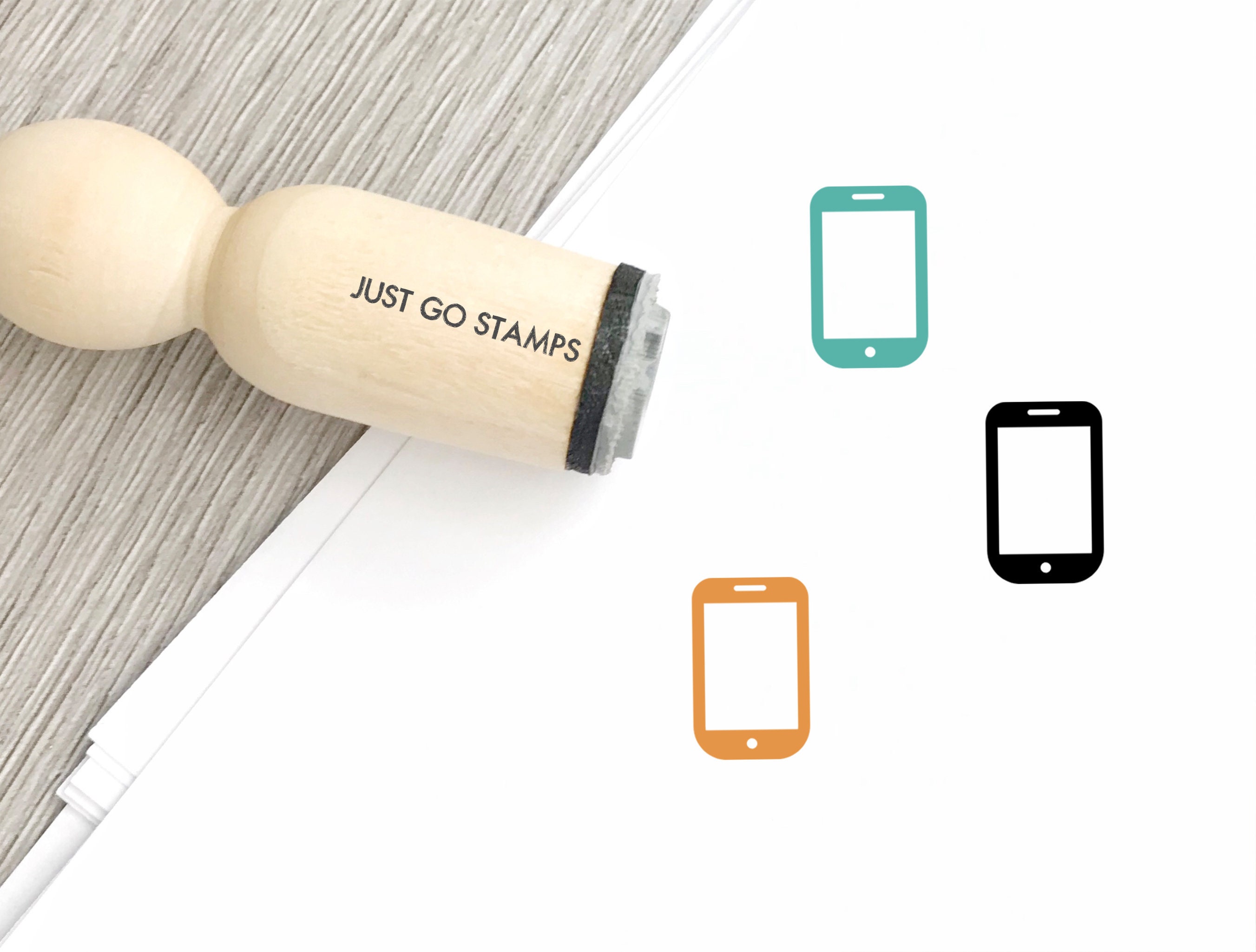 Cell Phone Rubber Stamp - Φ16mm Mini Stamp - Telephone Stamp - Etsy