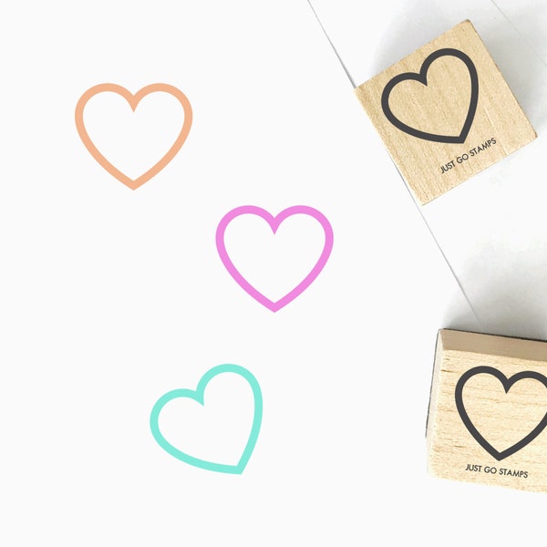 Love Heart Stamp - Etsy
