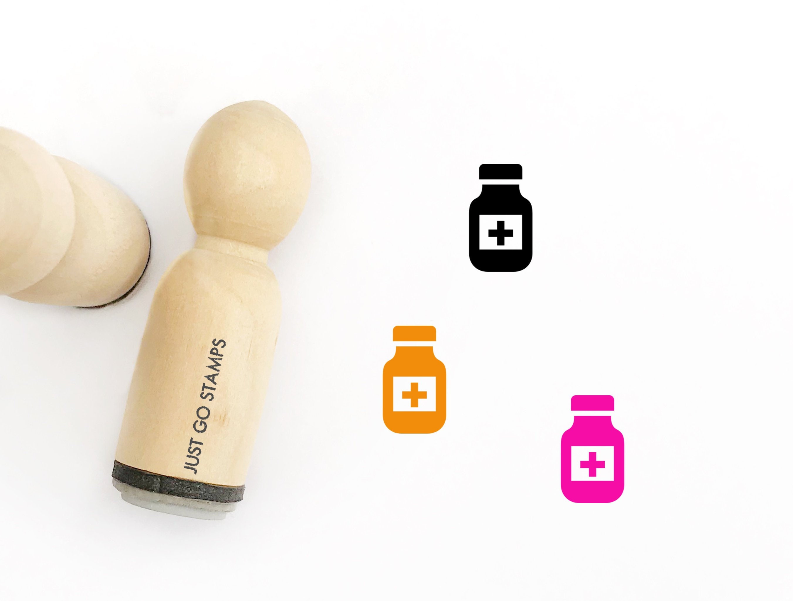 Medicine Rubber Stamp Φ16mm/20mm/25mm Rubber Stamp Doctor | Etsy