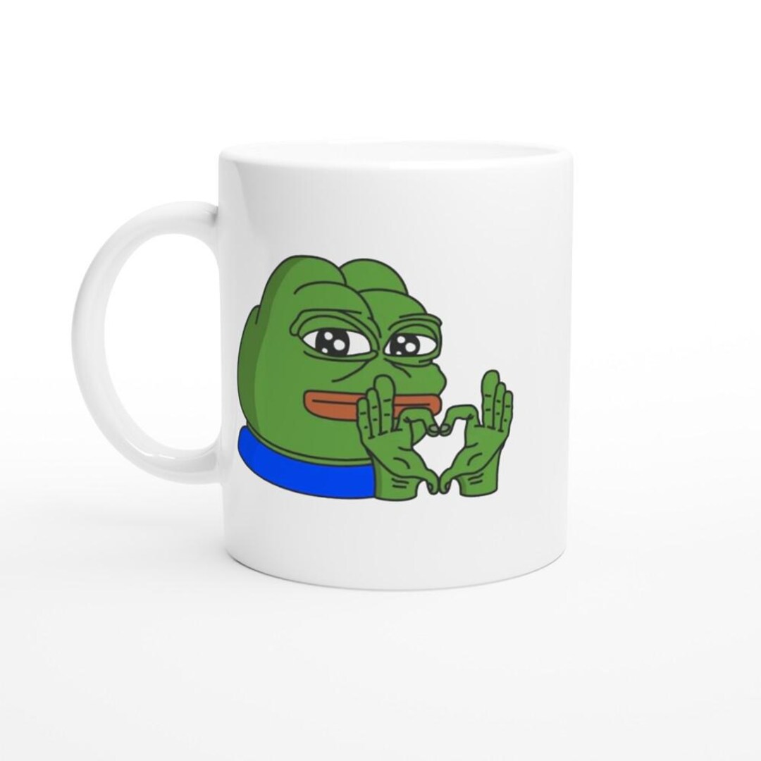 Pepe the Frog Coffee Mug Funny Meme Cup 11oz Ceramic Mug Unique Gift ...