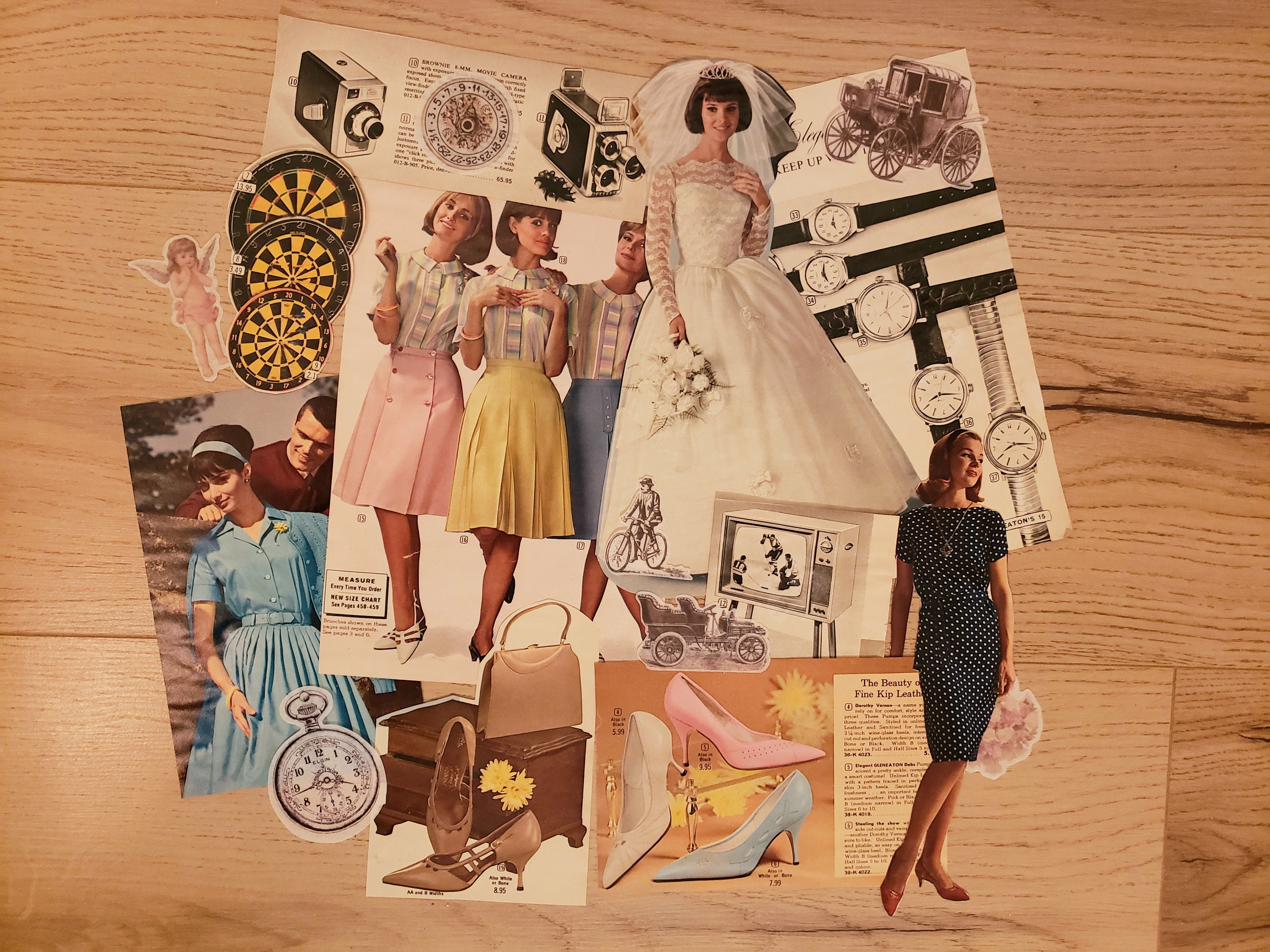 1950s Fashion Collage