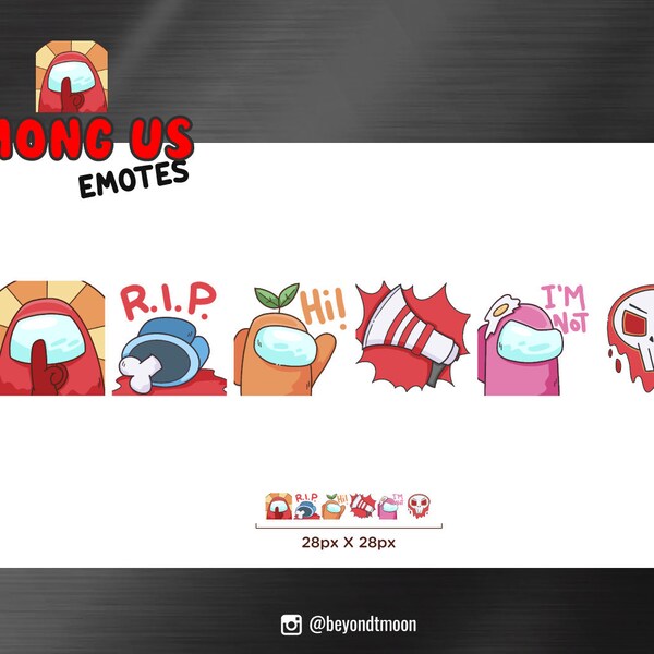 Among Us Emotes - Etsy