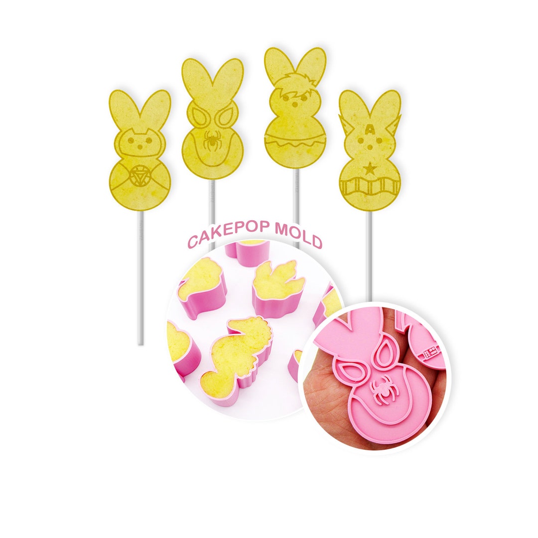 Peeps Hero Character Cake Pop Mold - Etsy