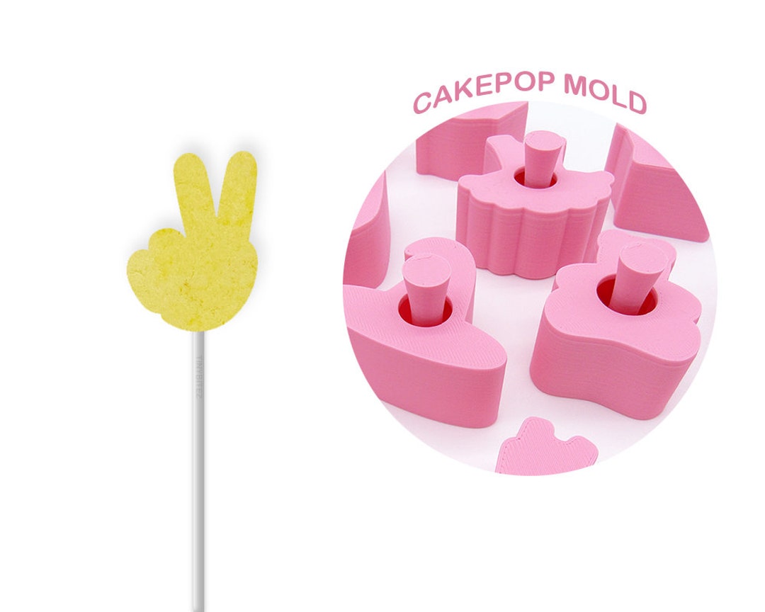 Peace Out Finger Cake Pop Mold - Etsy
