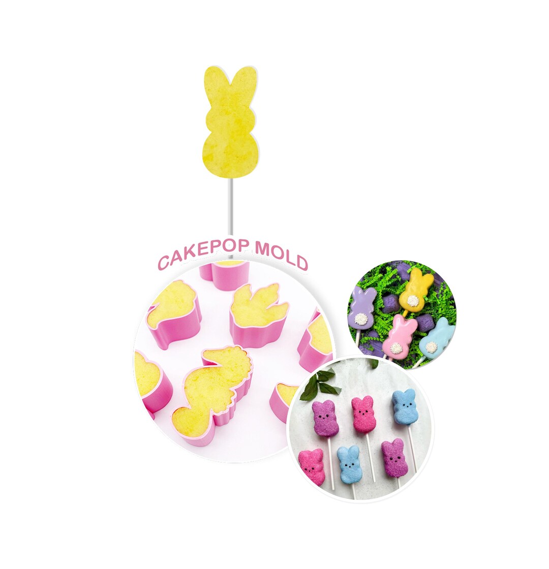 Peeps Rabbit Easter Cake Pop Mold - Etsy