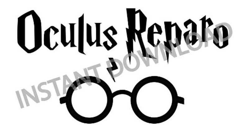 Oculus Reparo PNG Instant Download - Cricut Silhouette Cut File - Etsy
