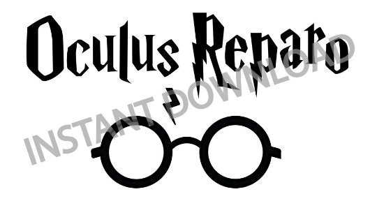 Oculus Reparo PNG Instant Download - Cricut Silhouette Cut File - Etsy