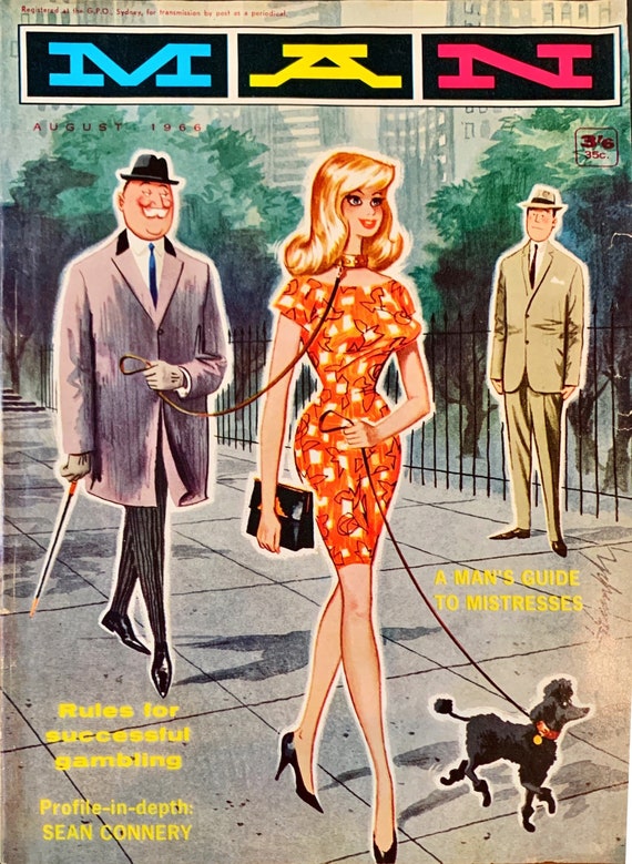 Man magazine August 1966 | Etsy