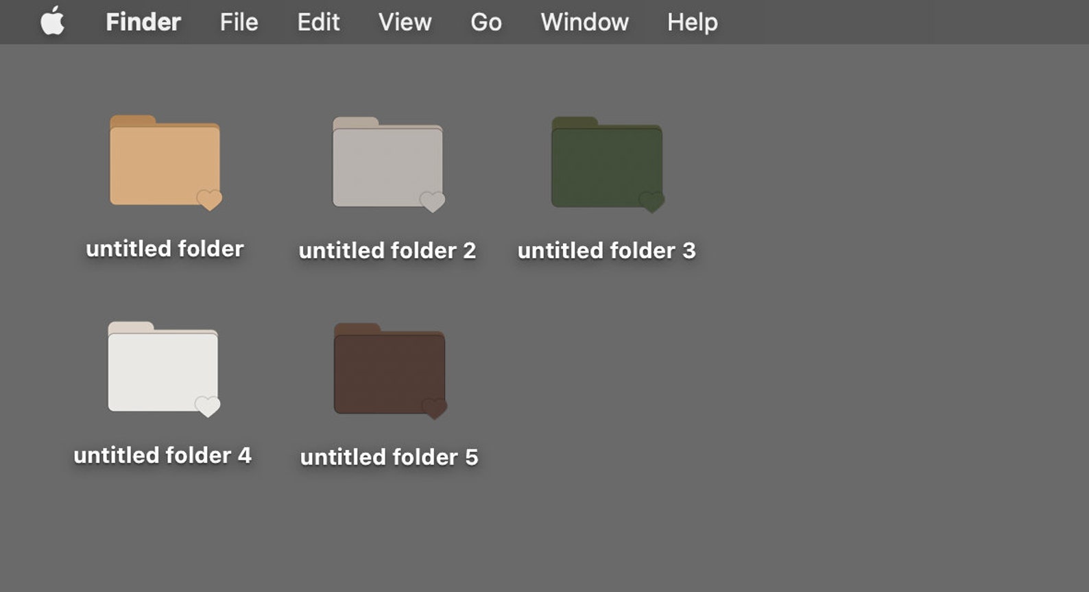 Earthy Forest Desktop Folder Icons | Mac Folder Icons, Windows Desktop ...