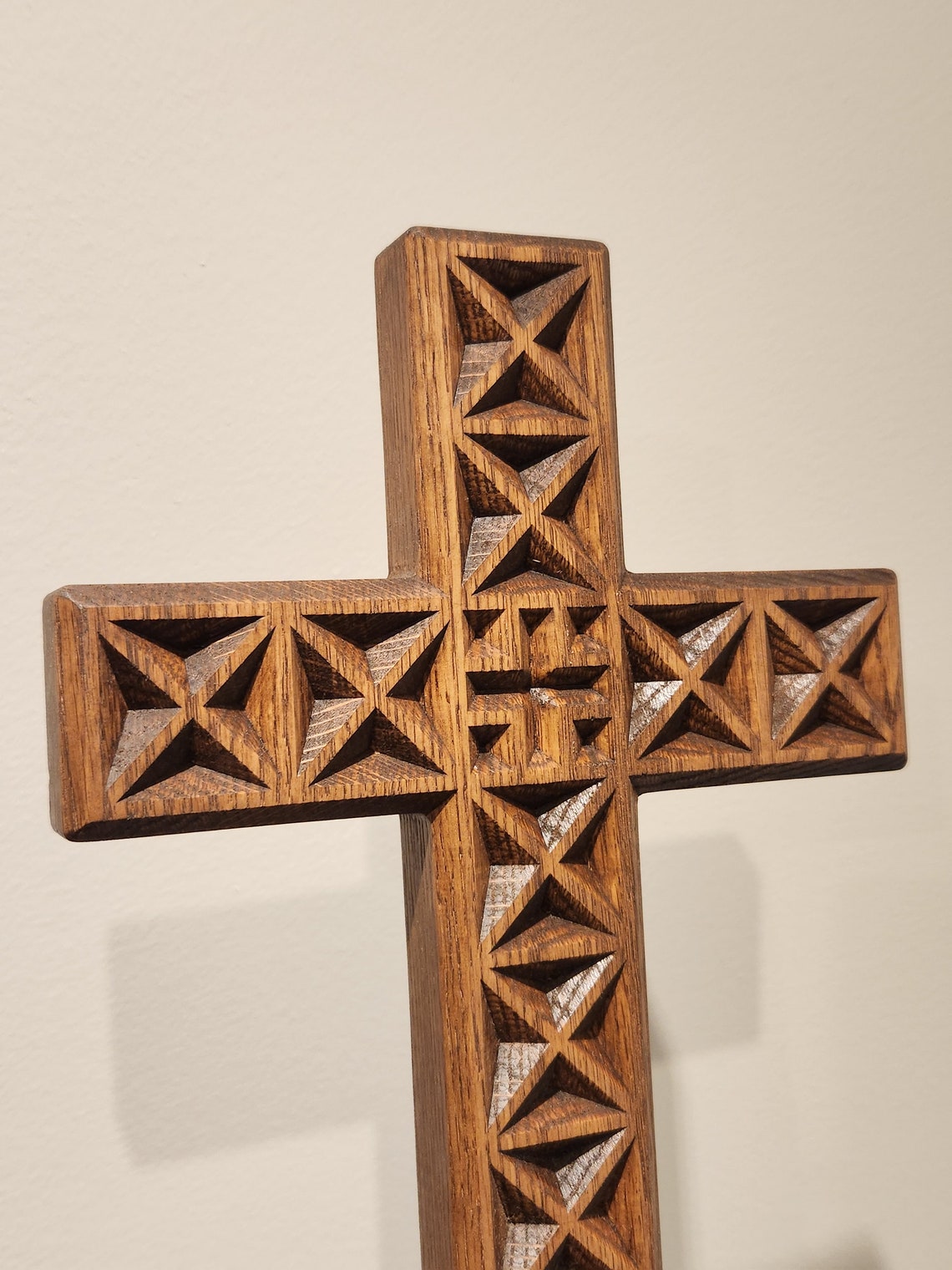 Large Wood Cross, Modern Wall Cross, Christian Wall Art, Religious Gift ...