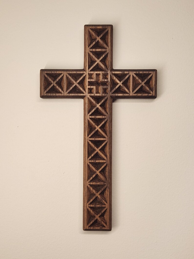 Large Wood Cross, Modern Wall Cross, Christian Wall Art, Religious Gift ...
