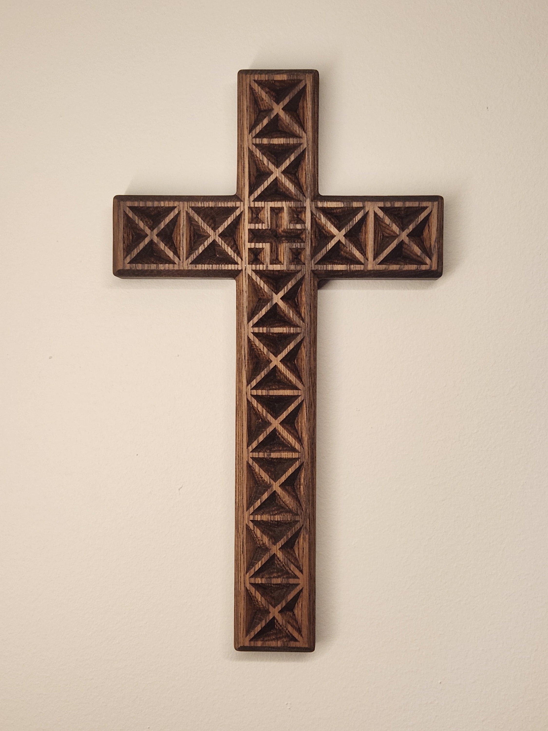 Large Wood Cross, Modern Wall Cross, Christian Wall Art, Religious Gift ...