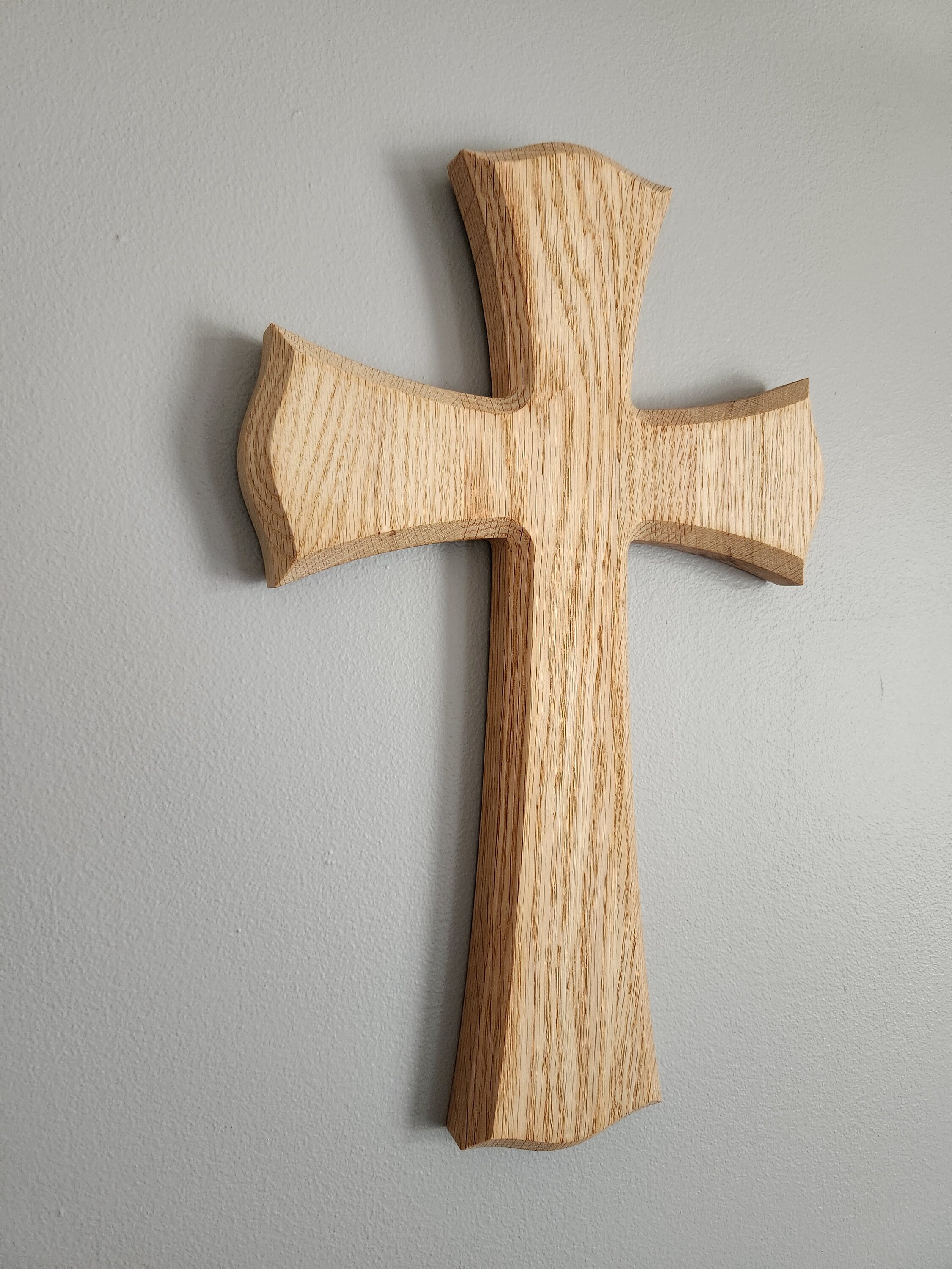 Large Wood Cross, Christian Wall Art, Religious Gift, Unique Wood Wall ...