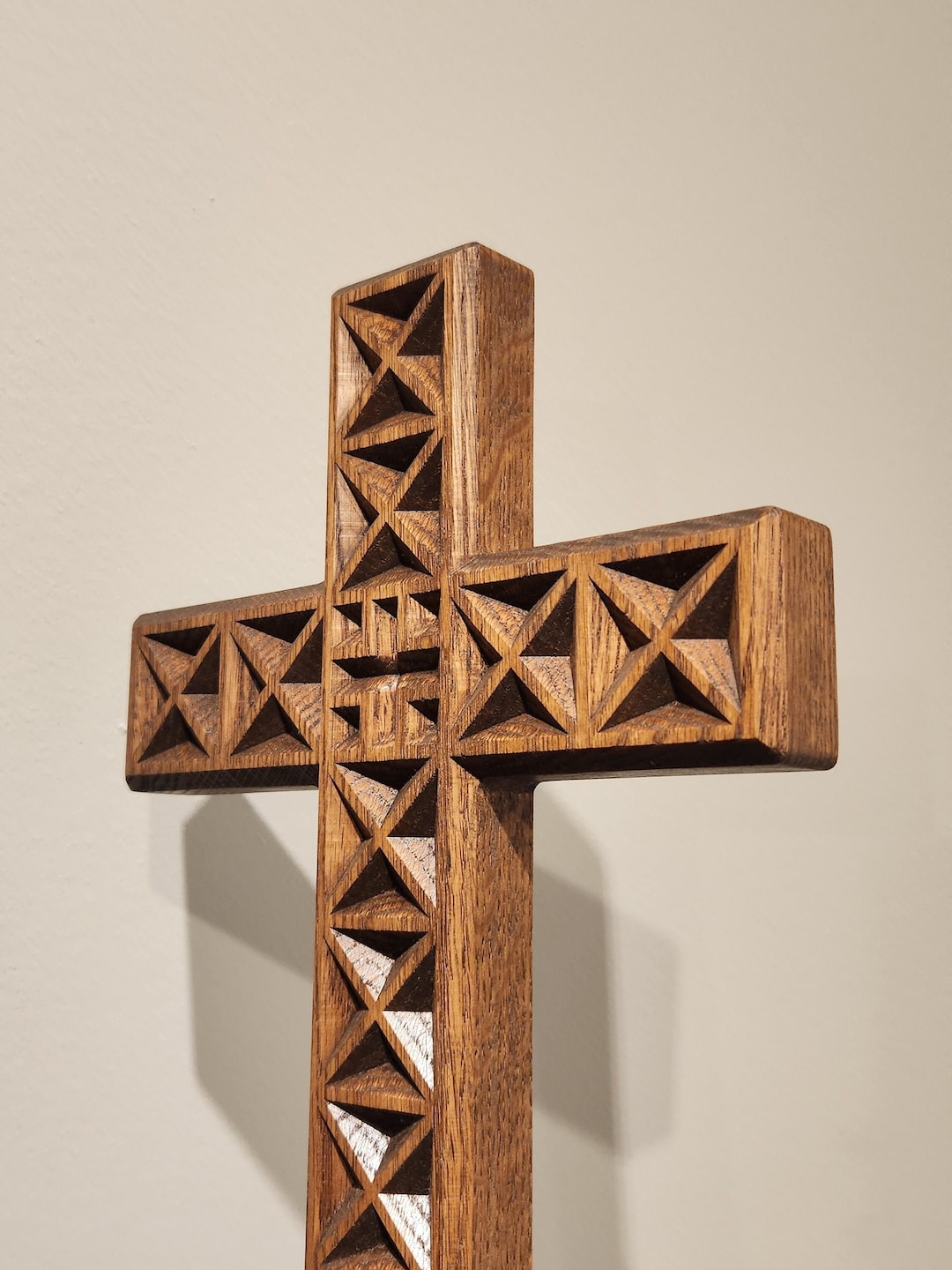 Large Wood Cross, Modern Wall Cross, Christian Wall Art, Religious Gift ...