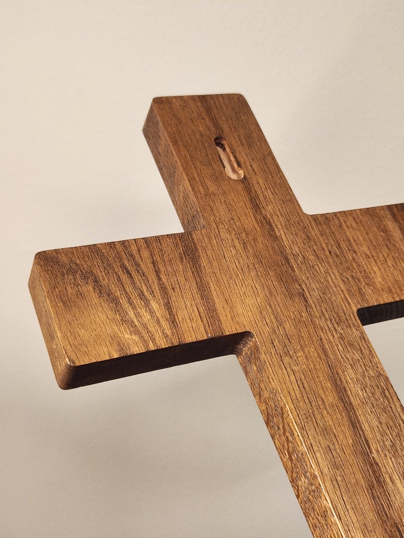 Large Wood Cross, Modern Wall Cross, Christian Wall Art, Religious Gift ...