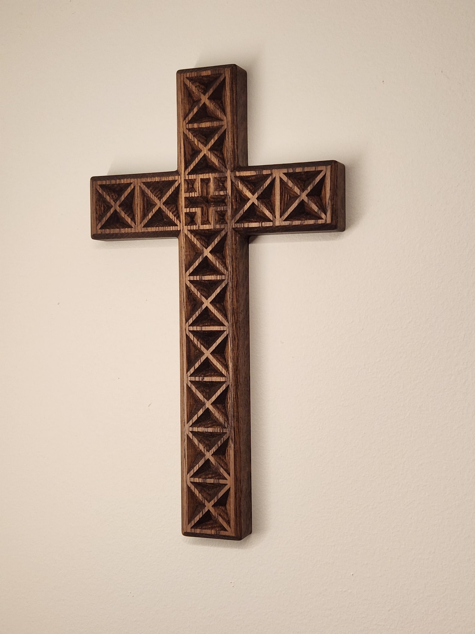 Large Wood Cross, Modern Wall Cross, Christian Wall Art, Religious Gift ...