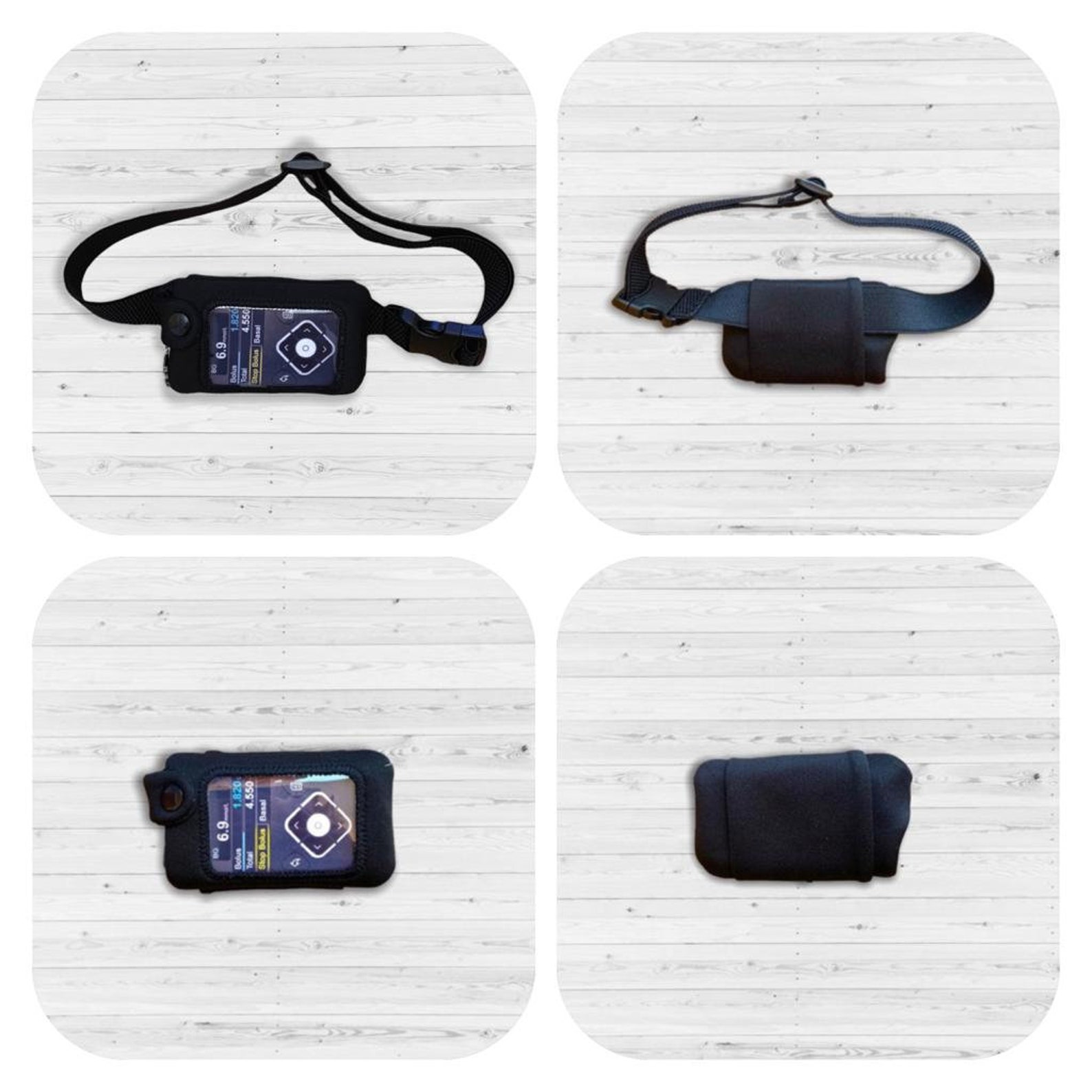 Insulin Pump Belt Insulin Pump Bag Pouch With Window Diabetes Pumps ...