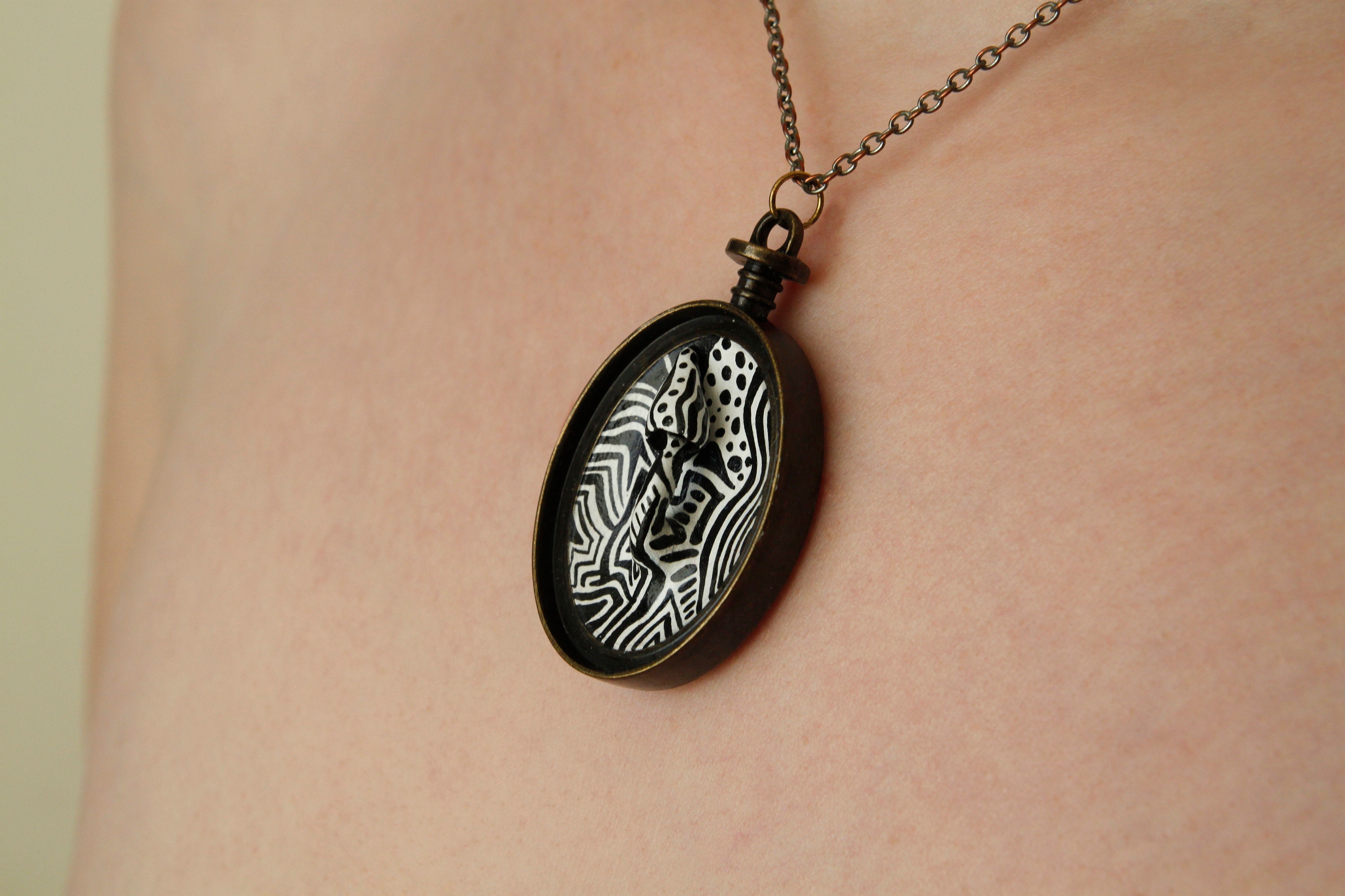 HANDMADE PENDANT ART Jewellery, Unique Piece, Brass Pendant, Gift for ...