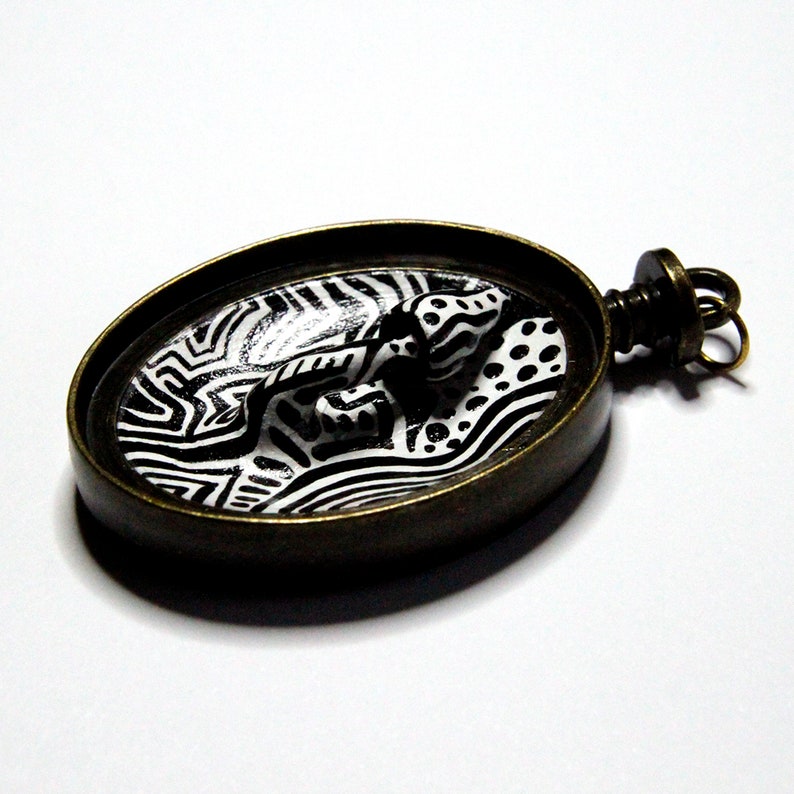 HANDMADE PENDANT ART Jewellery, Unique Piece, Brass Pendant, Gift for ...