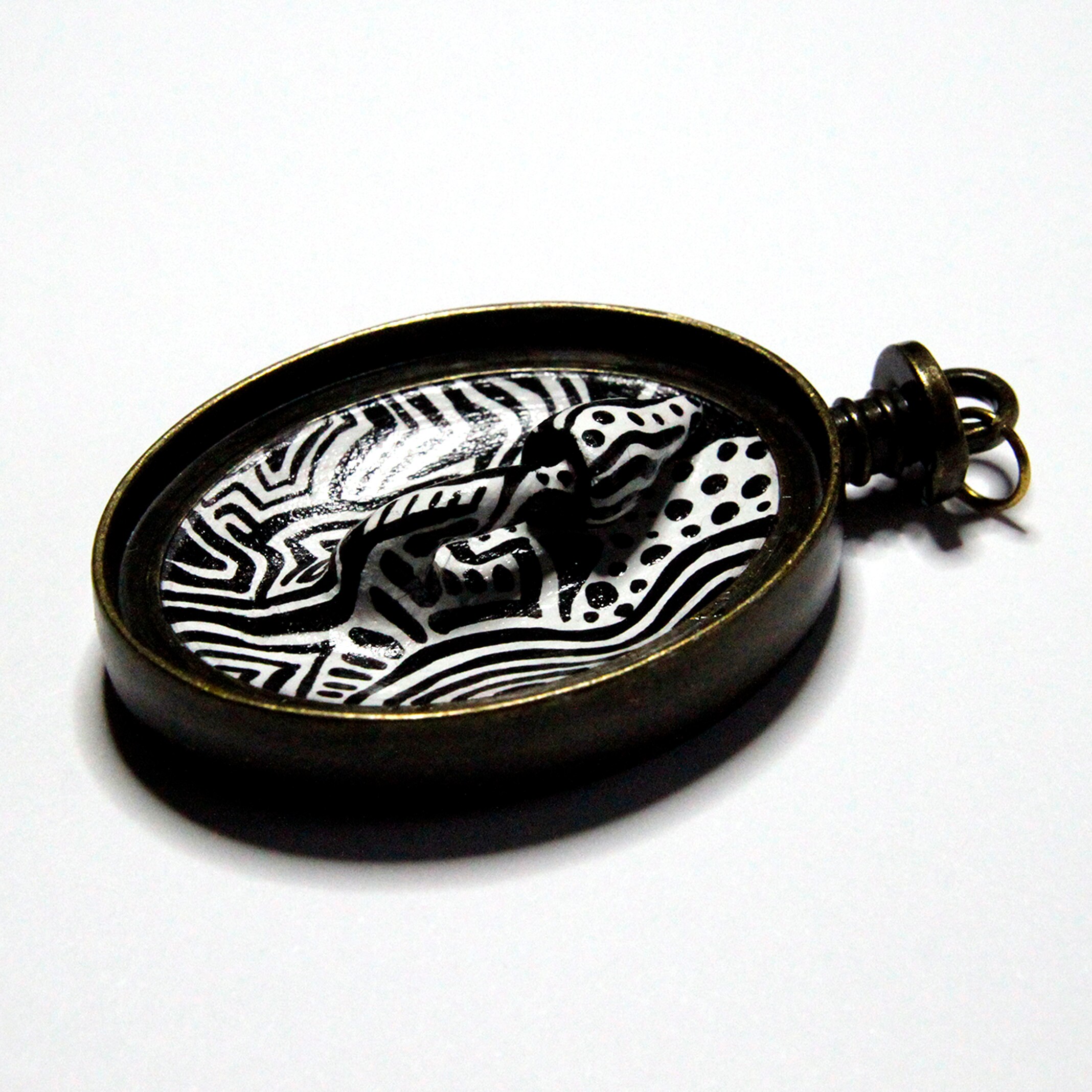 HANDMADE PENDANT ART Jewellery, Unique Piece, Brass Pendant, Gift for ...