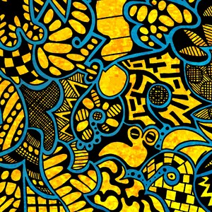 ABSTRACT LINE ART A4 Art Print, Graphics Pattern Art, Abstract Original ...