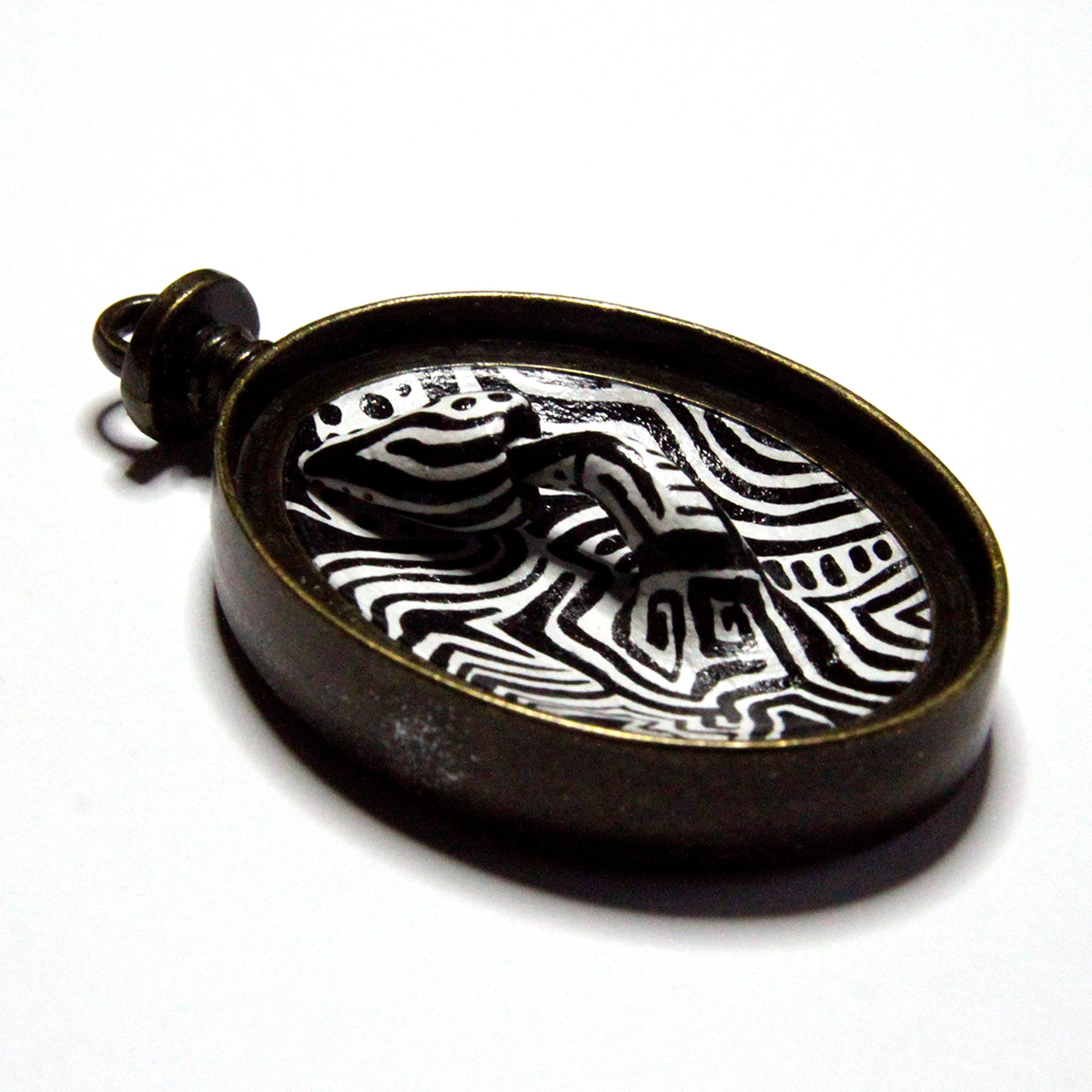 HANDMADE PENDANT ART Jewellery, Unique Piece, Brass Pendant, Gift for ...