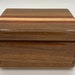 Walnut Jewelry Box With Maple and Bloodwood Inlay - Etsy
