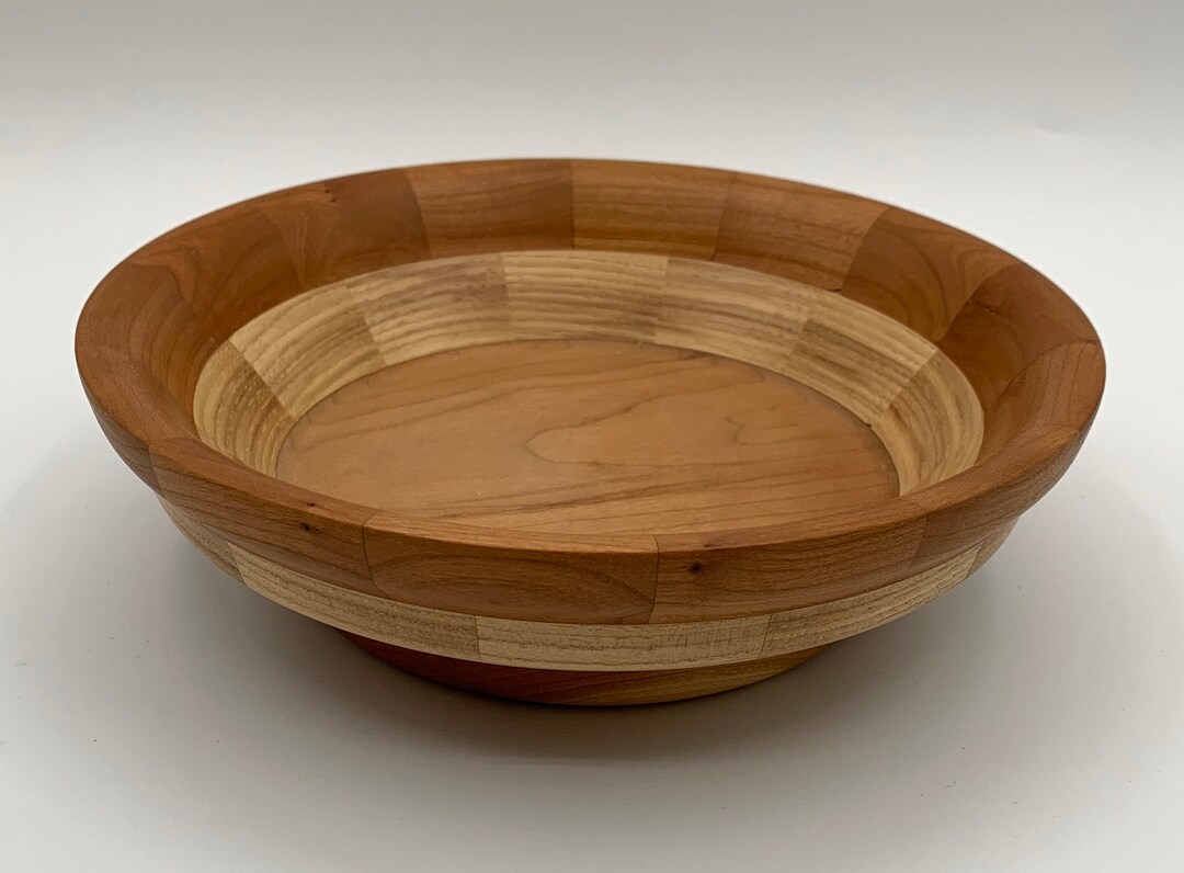 Segmented Cherry Bow With Ash Accent - Etsy