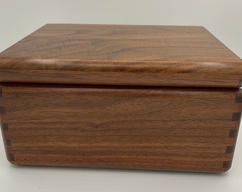 Walnut Jewelry Box | Etsy