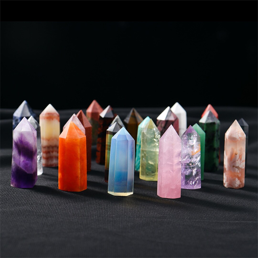 4-5CM+ Natural Quartz Crystal Obelisk,hand Carved Point Tower,energy ...