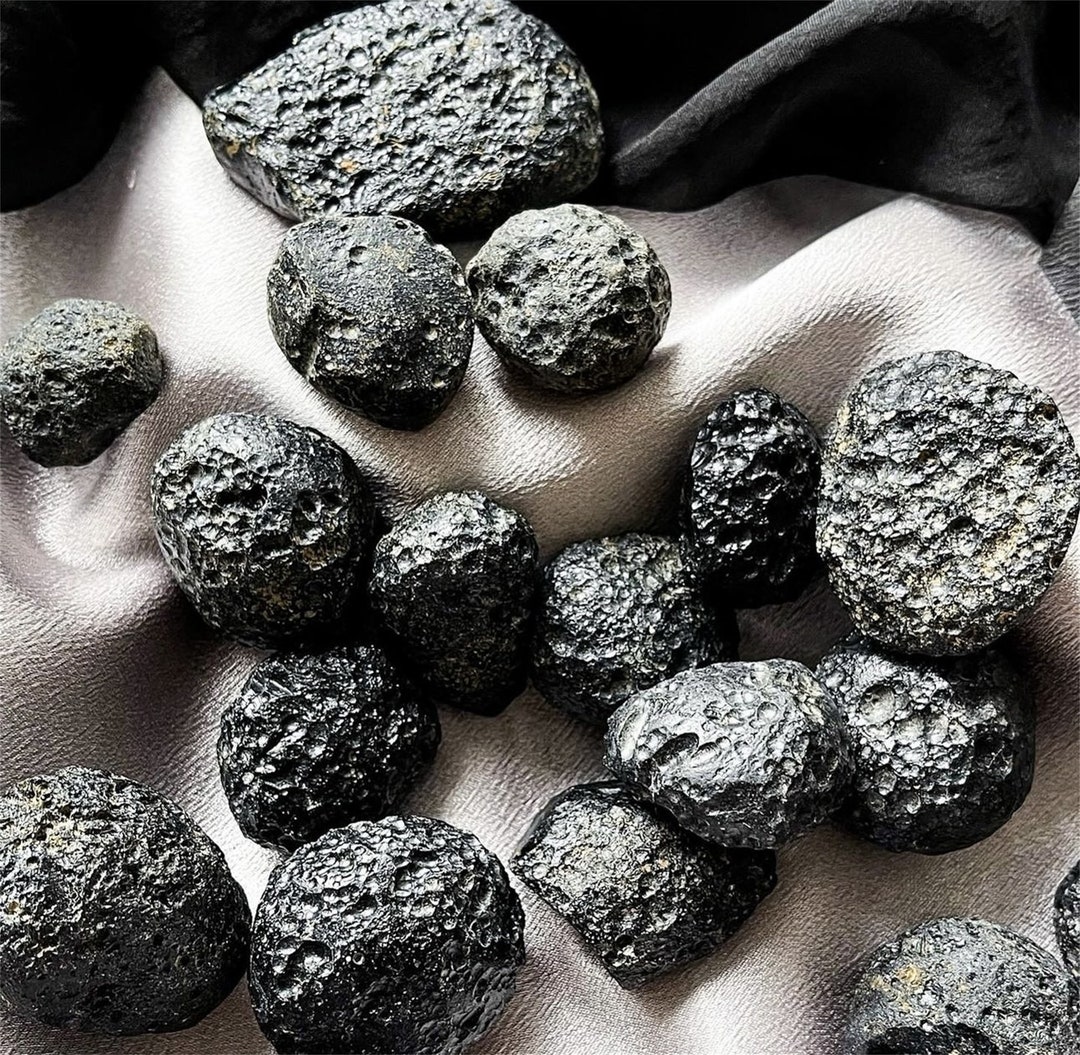 100g+ Natural Tibetan Tektite / Black Tektite / Home Decor ...