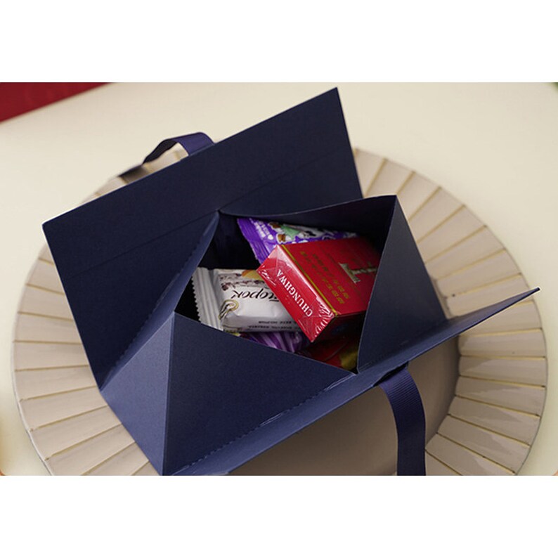 10pcs Triangle Chocolate Candy Box Gifts Box Baby Shower Packaging ...