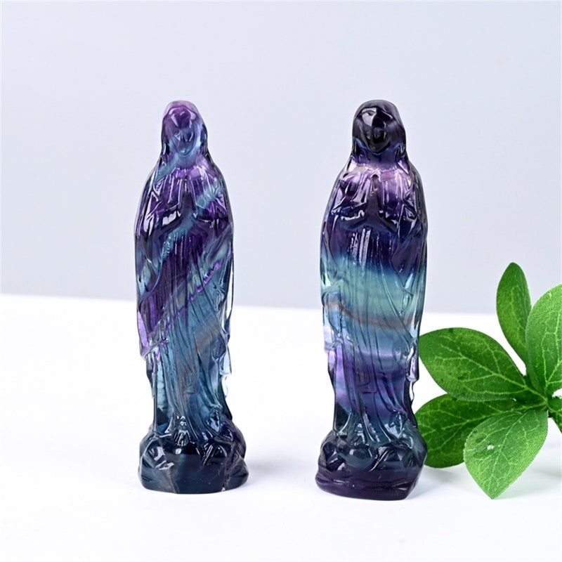 Virgin Mary Crystal - Etsy