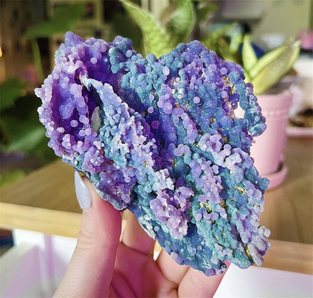 Natural Grape Agate Cluster,aaa Ggrape Agate Specimen, Botryoidal ...