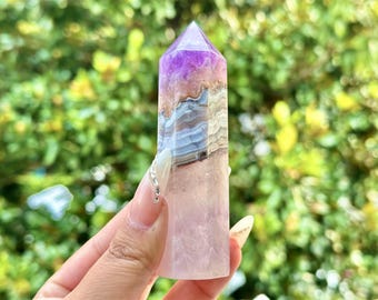 Dremy Amethyst, Point, Pilar, Tower, Amethyst, Healing Crystal, Home ...