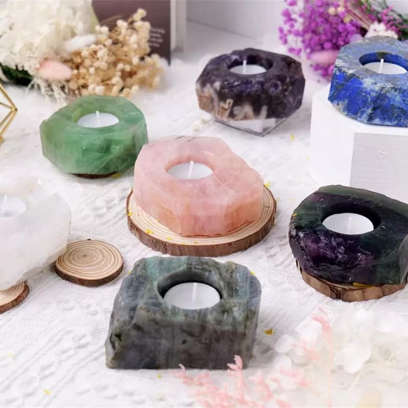 Stone Candle Holder - Etsy