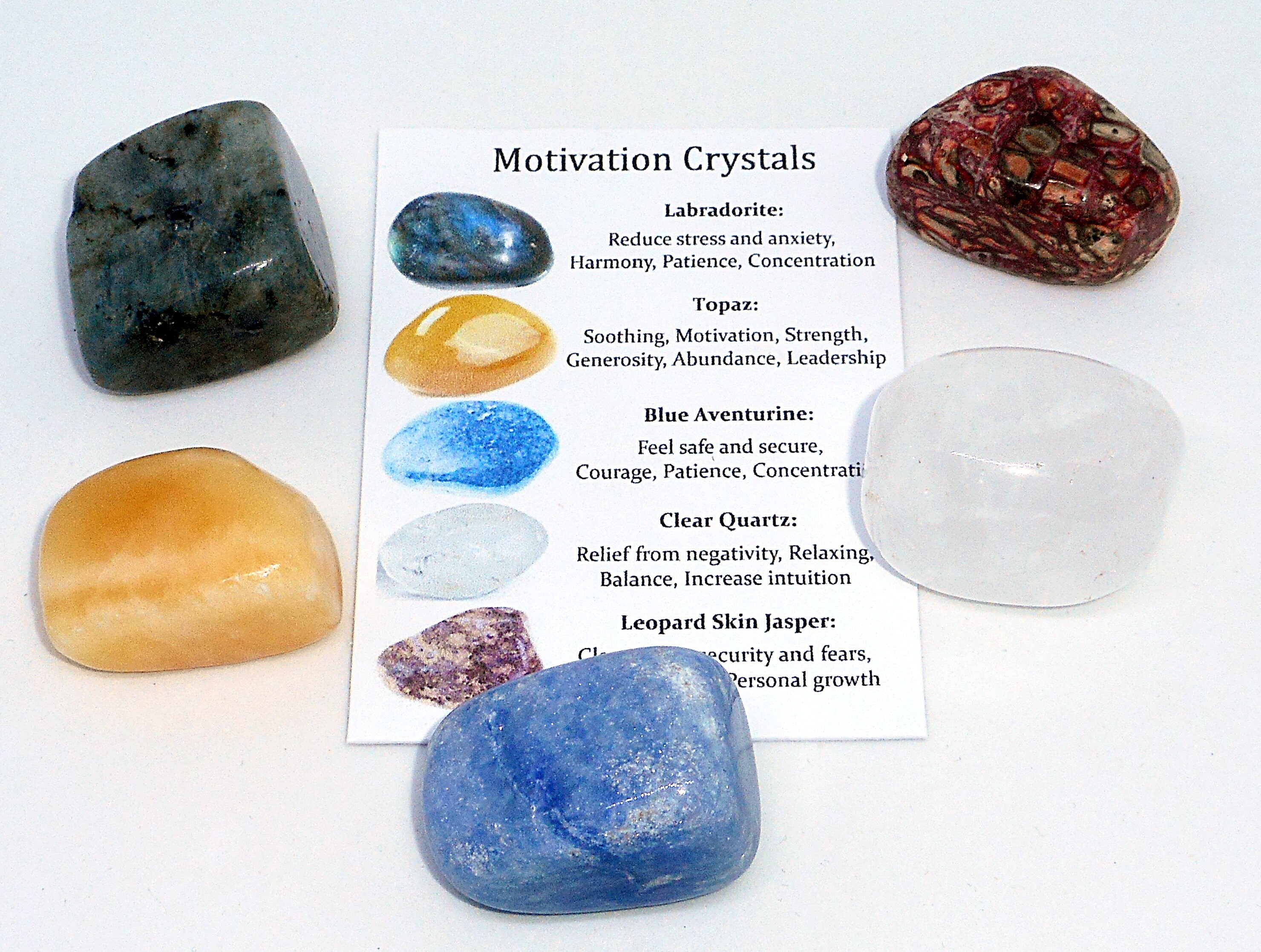Motivation Crystals, Motivation Tumble Stones, Ambition Crystals ...