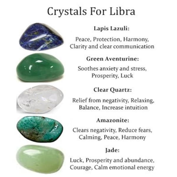 Crystals for Libras - Etsy