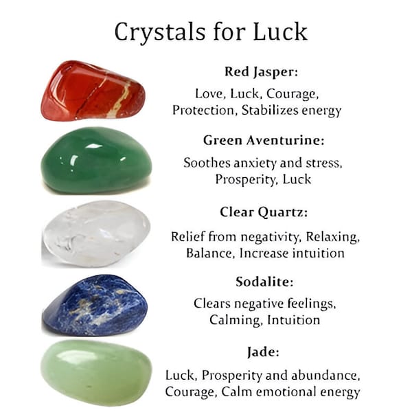 Crystals for Luck - Etsy
