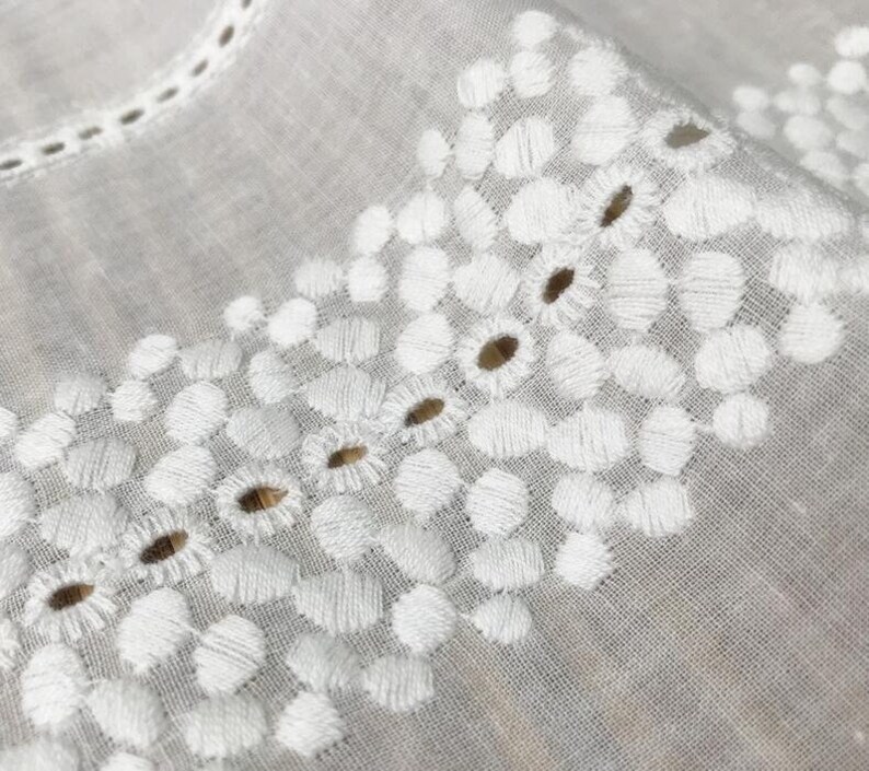 Elegant Cotton Lace Fabric Ladder Embroidered Bridal Lace - Etsy