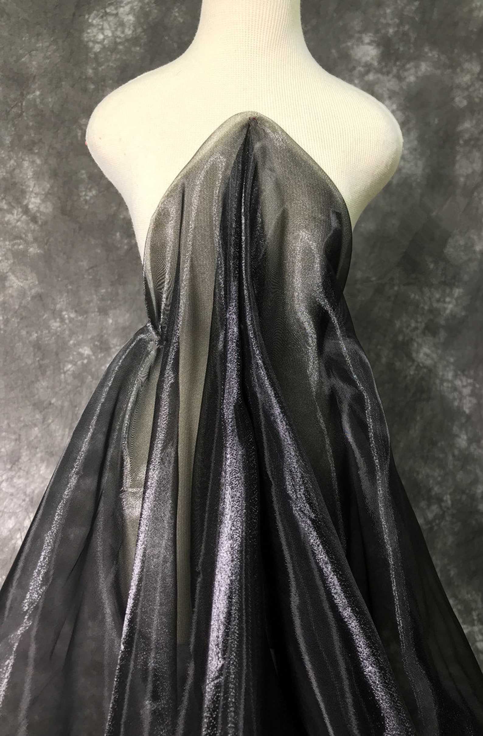 Stiff Transparent Organza Tulle Fabric for Wedding Veil Hair | Etsy