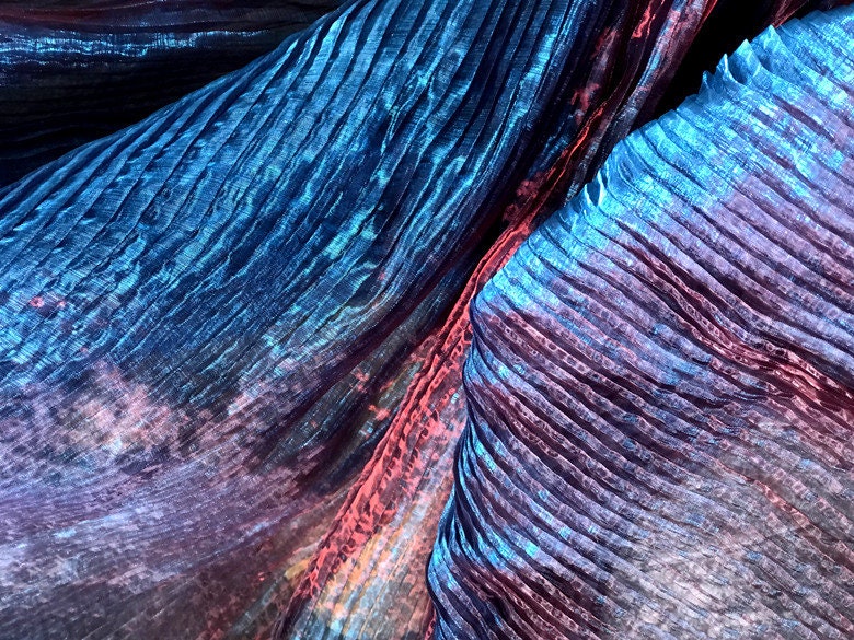 Gradient Ruffled Lace Fabric, Pleated Lace Fabric, Organza Lace Fabric ...