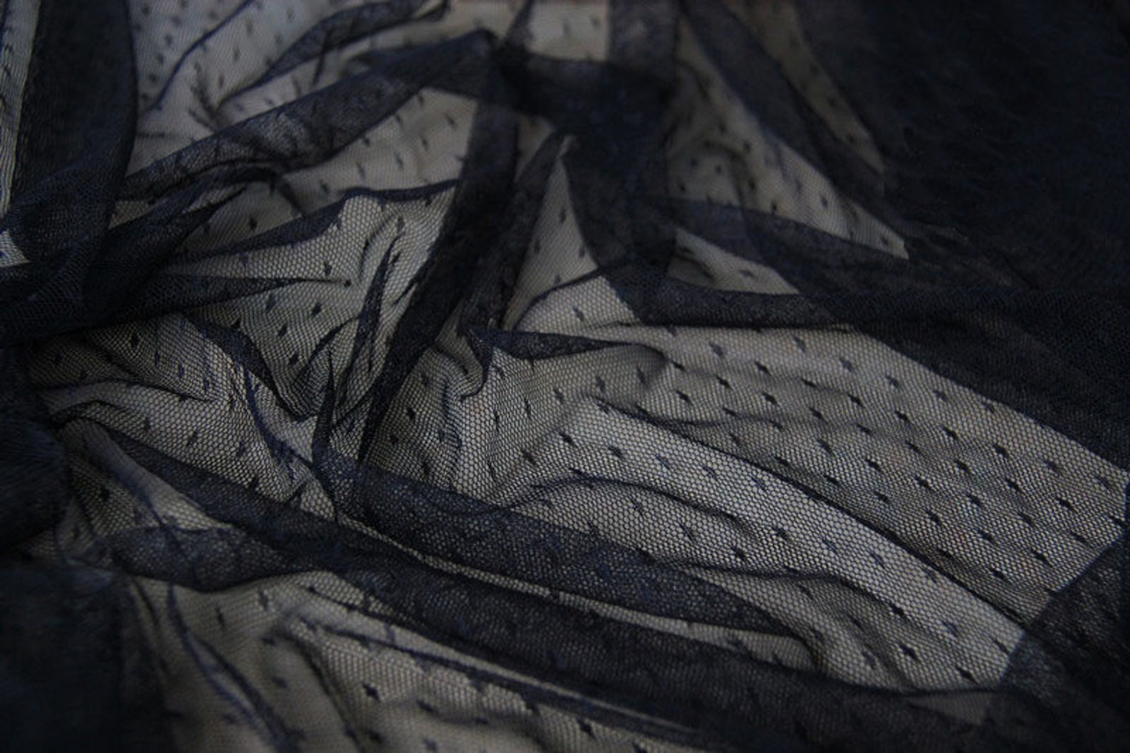 Dotted Mesh Lace Fabric, Gauze Fabric, Tulle Lace Fabric, Spot Fabric ...