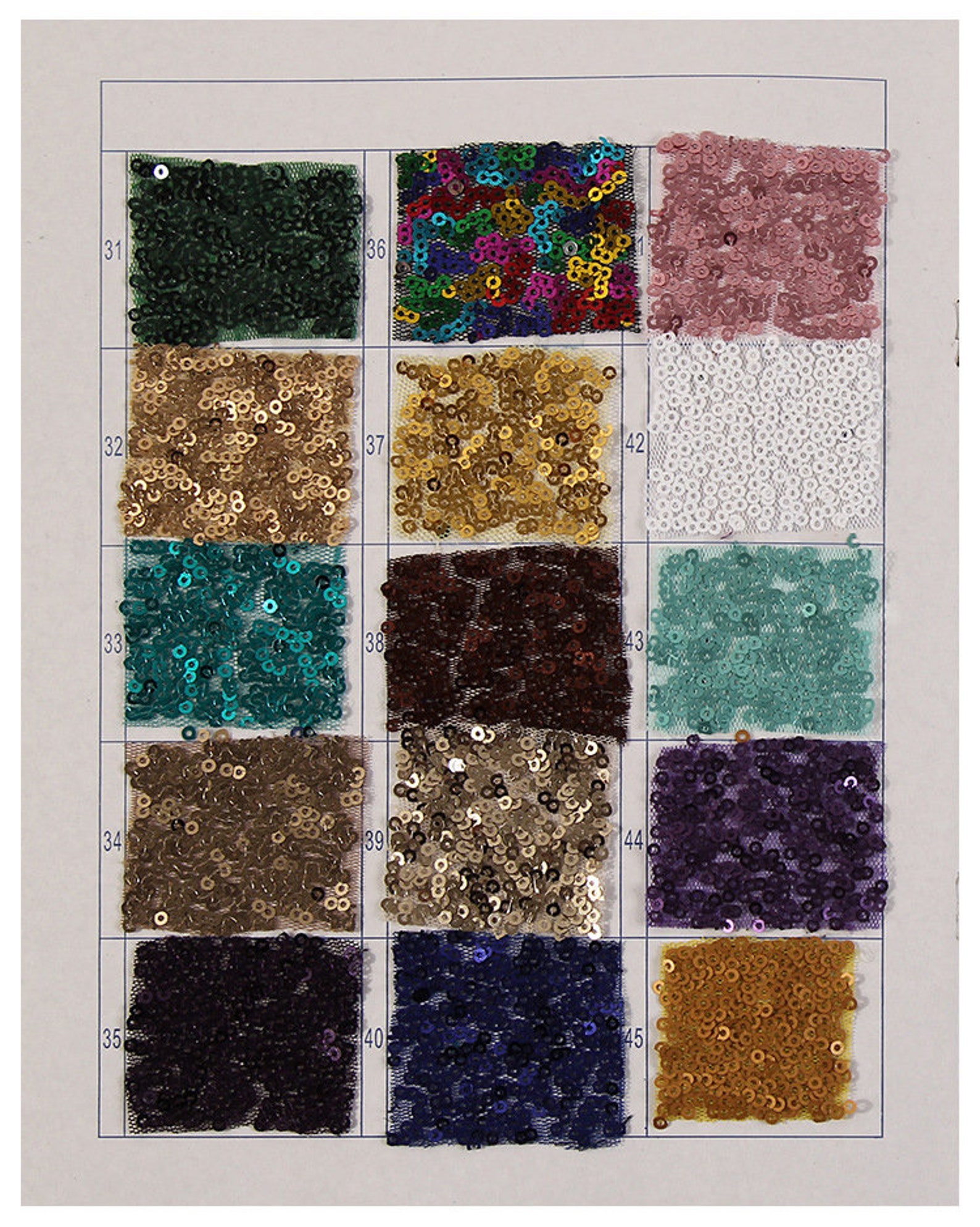 19 Colors Sequin Fabric Sparkler Sequins Fabric Full | Etsy